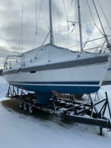 Hunter 38 - Boom Tent Winter Cover - Kinder Industries