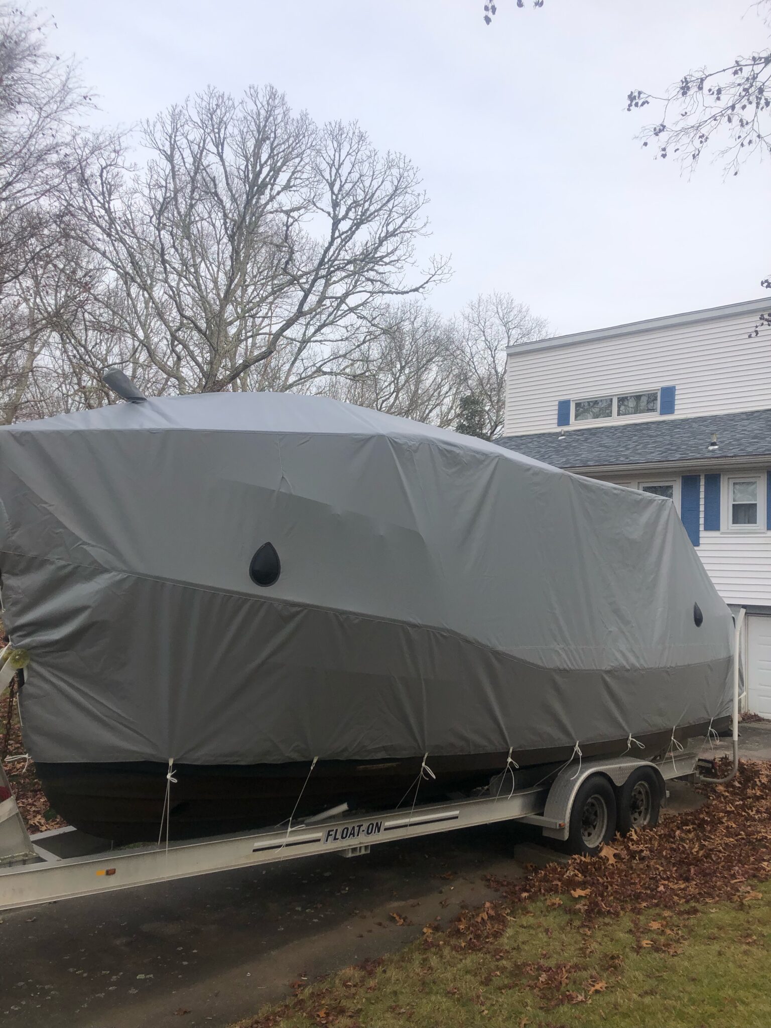 Ranger Tug 27' - Framed Winter Cover - Kinder Industries